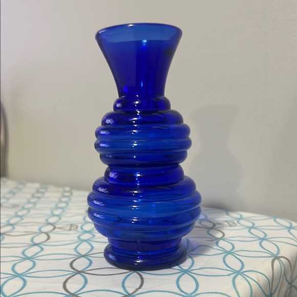 Accents | Vintage Cobalt Blue Indiana Glass Vase | Poshmark